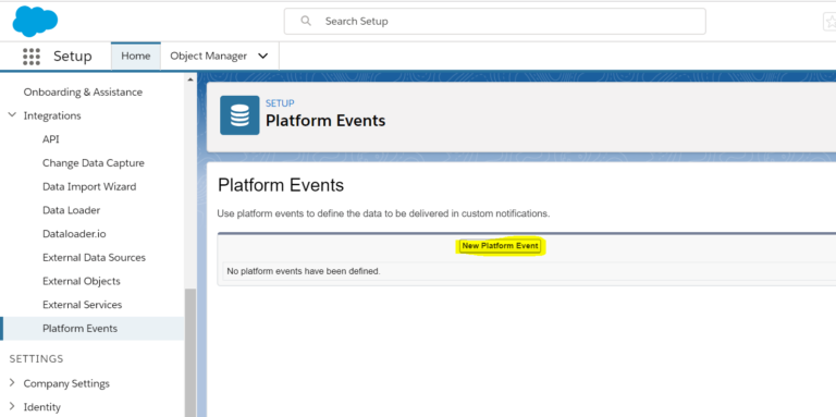 Publish and Consume Salesforce Event - Salesforce Connector