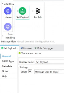 Produce Message on Kafka Topic - Kafka Connector