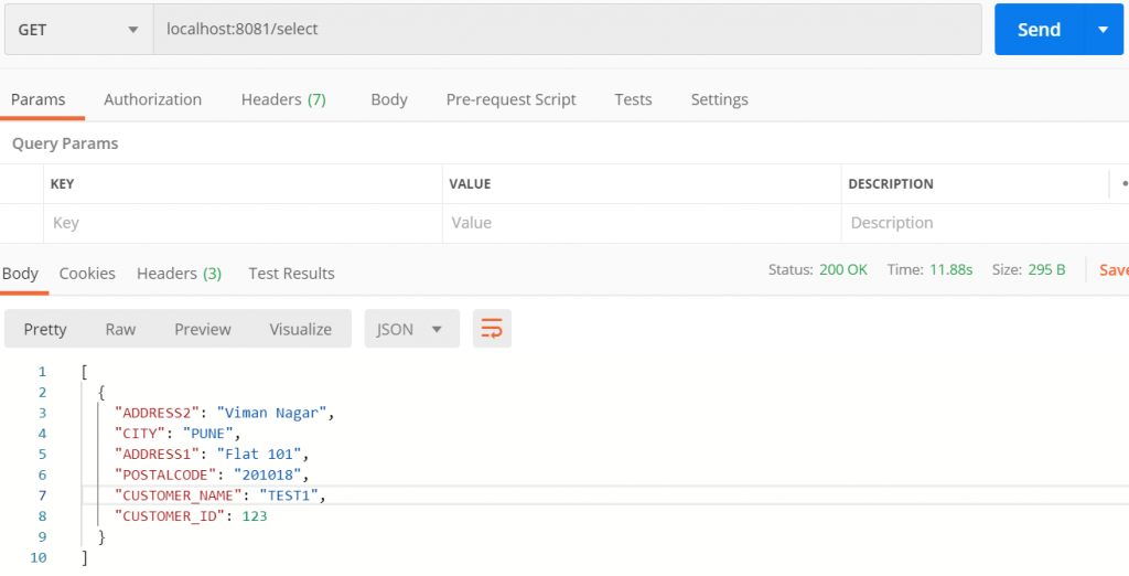 Select Data From Table - MuleSoft Oracle DB connector