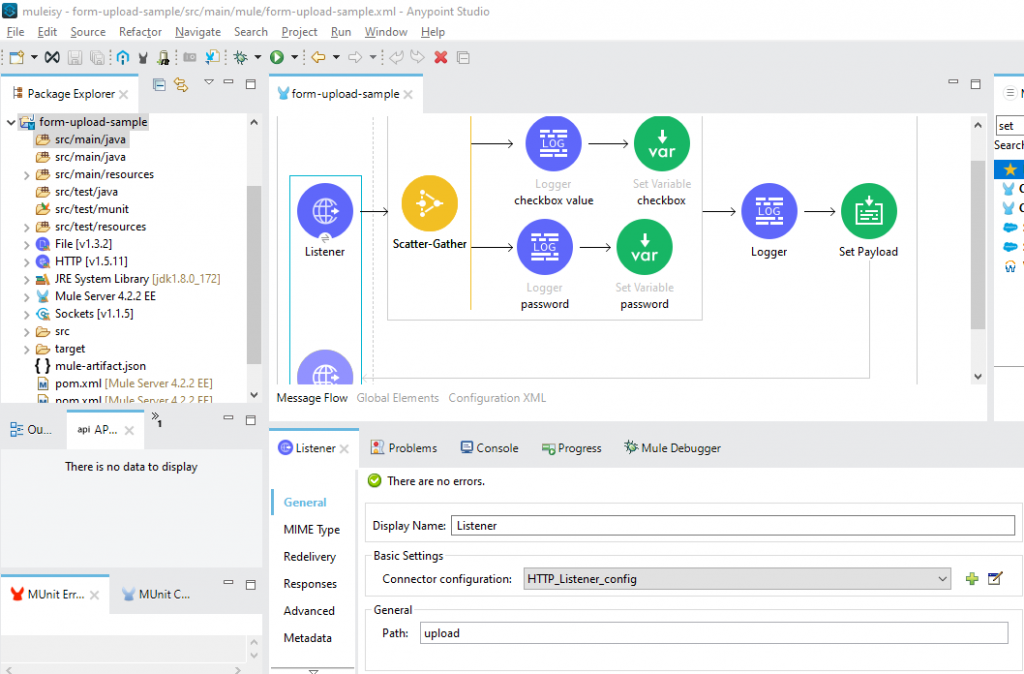 Create multipart/form-data service - HTTP connector