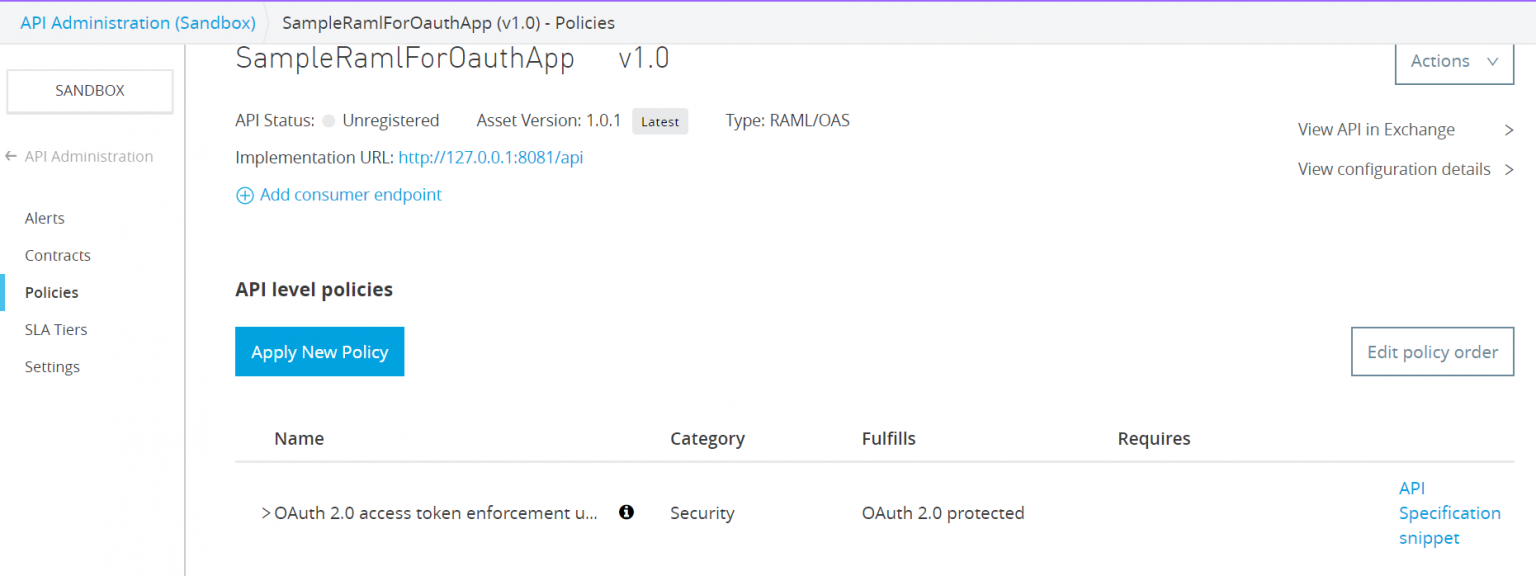Oauth 20 Implementation Using Mule Oauth2 Provider 5694