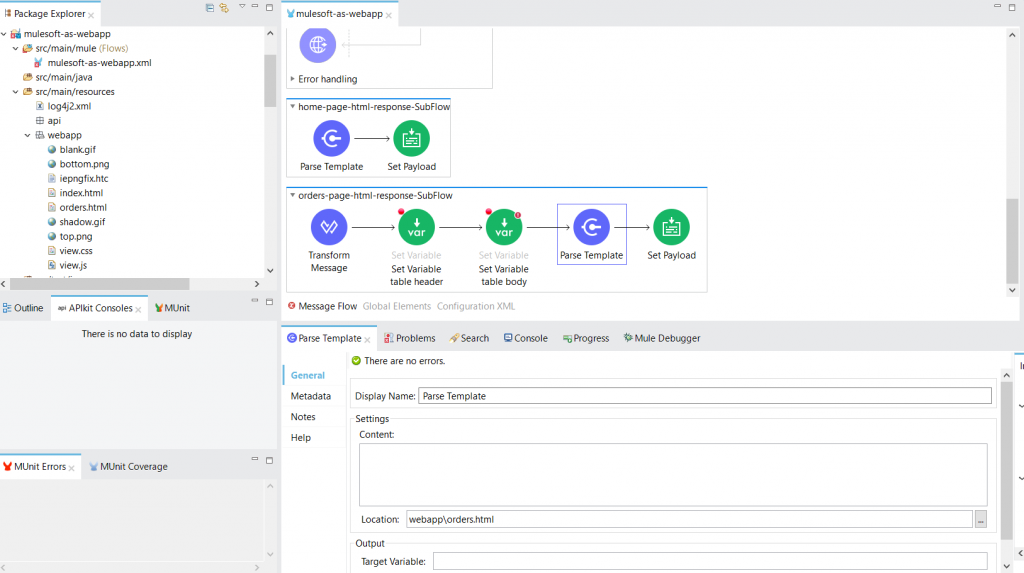 Mulesoft As Web Server For Web Application Mulesy