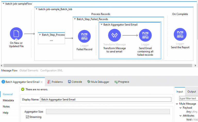 Error Handling in Batch Job - MuleSoft Batch Job Processing