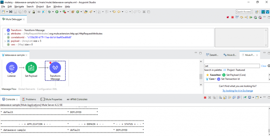 Debug Dataweave in MuleSoft - MuleSoft Anypoint Tutorial