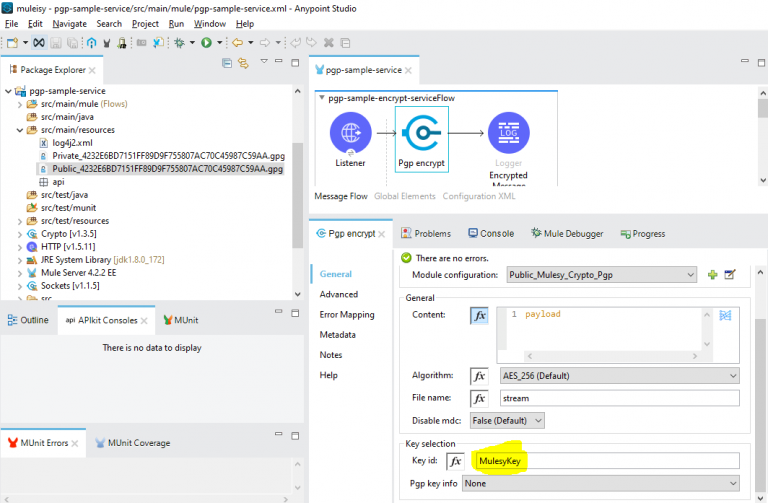 PGP Encryption in MuleSoft - MuleSoft Cryto Connector