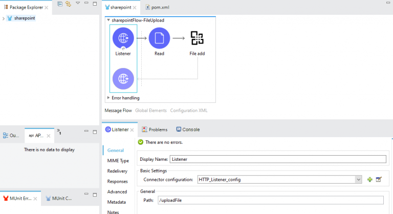 File operations Using Sharepoint Connector In Mule 4