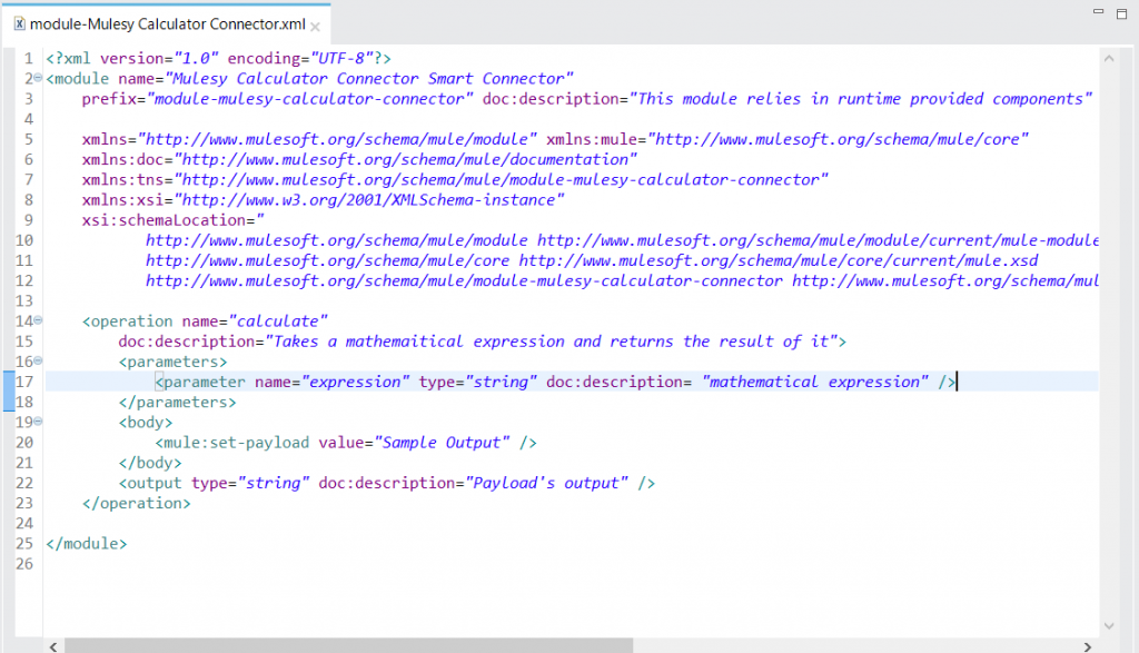 Creating Mulesoft Custom Connector Using Xml Based Sdk 6002