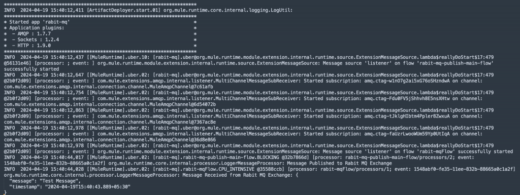 Interact with RabbitMQ in Mule Using AMQP Connector